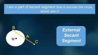 Theorems On Tangents Secants And Segments Of A Circles Pptx