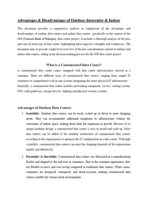 the global data center comparision pdf data center regulatory