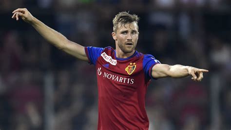 Silvan Widmer Silvan Widmer Of Fc Basel 1893 Controls The Ball During