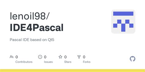 Github Lenoil98ide4pascal Pascal Ide Based On Qt5