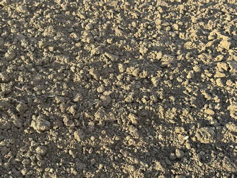 Wall Of Clay Structure Soil Background Made Form Mud Selective Focus