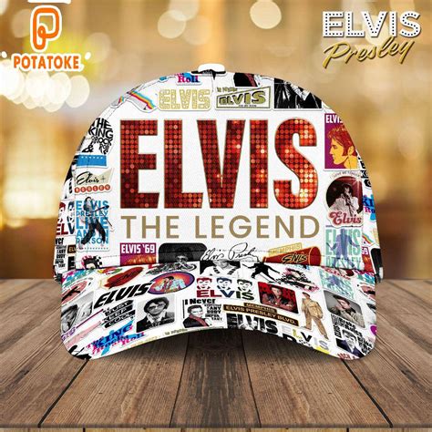 Elvis Presley The Legend Elvis Presley Classic Cap T Summer Potatoke