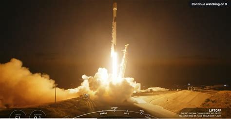 Spacex Falcon 9 Rocket Launch Lights Up Skies Over Southern California