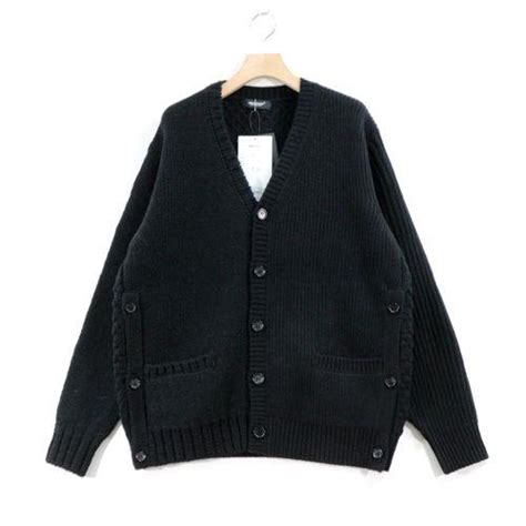 Undercover アンダーカバー 21aw 編地mixカーディガン 2 ブラック Unstitch Yahoo店 通販