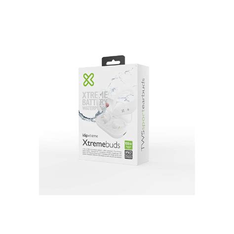 AUD FONOS KLIP XTREME TWS XTREME BUDS INAL MBRICOS BLUETOOTH BLANCO