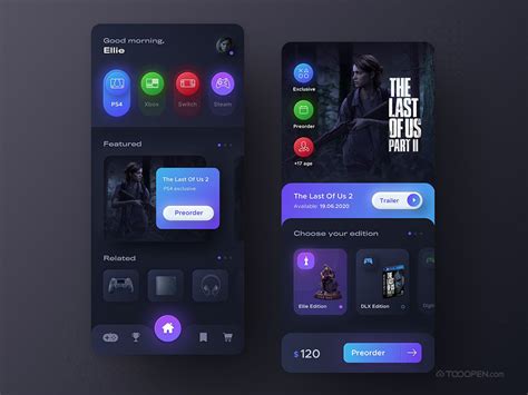 精美立体风格app界面设计大全