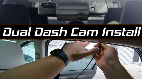 How To Install A Dual Dash Cam System Thinkware Q1000 Workplaydrive