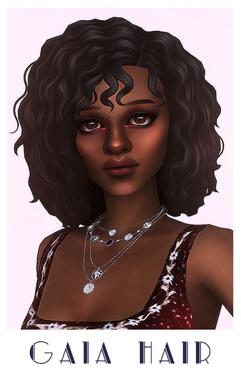 Starry Night Set ⭐🌙 Kamiiri Sims 4 Curly Hair Sims 4 Afro Hair