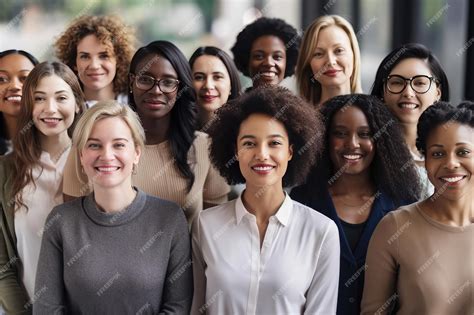 Premium Ai Image Empowering Women In Workplace Celebrating