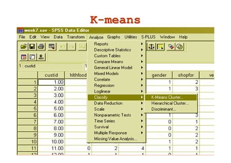 Spss Tutorial Cluster Analysis Pdf Science
