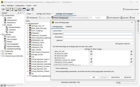 SEP Sesam Konfiguration Erste Schritte SEPsesam