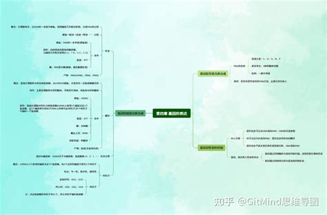 高中生物必修二章节思维导图大全 知乎