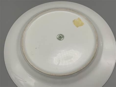 Proantic Assiette Porcelaine De Limoges Vignaud
