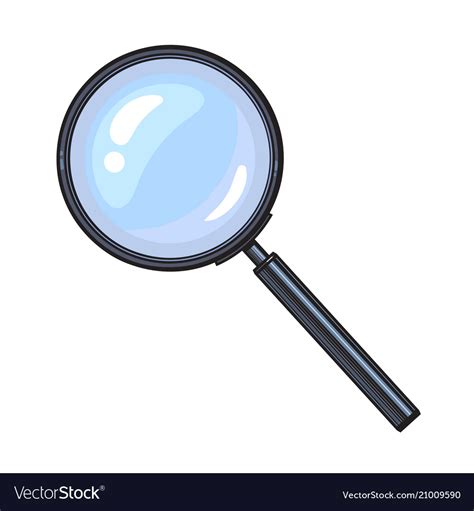 Magnifying Glass Royalty Free Vector Image Vectorstock