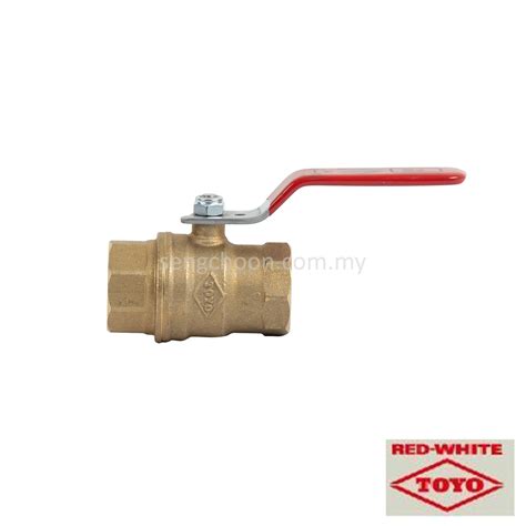 Toyo Brass Ball Valve Bspt Threaded End 600 Psi Fig5044a Sengchoon