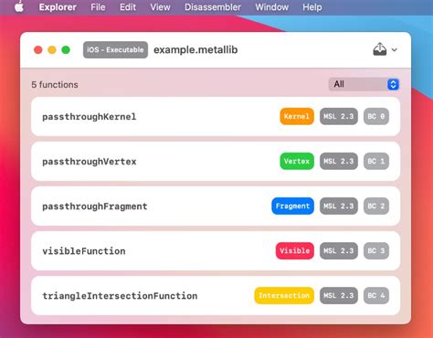 Extract Metal Functions From Metallib Files