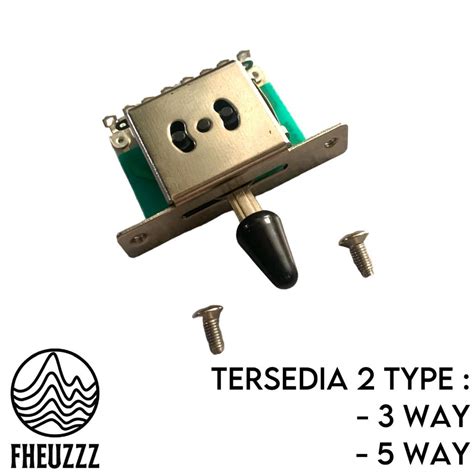 Jual Switch Pick Up Selector 3 Way 5 Way Guitar Gitar Pickup Stratocaster Telecaster Shopee