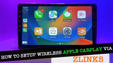 How To Setup Wireless Apple Carplay Via Zlink5 Youtube