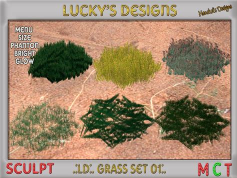Second Life Marketplace Grass Set 01