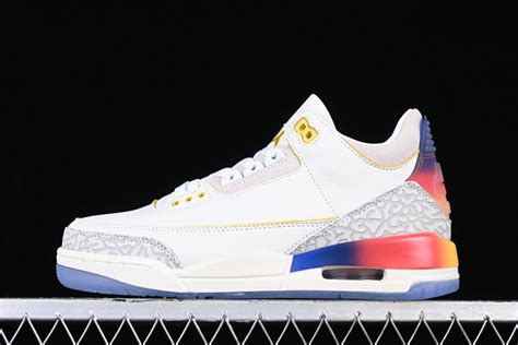 Fn0344 901 J Balvin X Air Jordan 3 Medellin Sunset