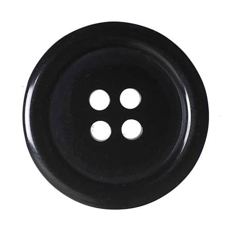 Boutons En Plastique Noir Mm Trous Choisissez Votre Etsy