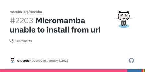 Micromamba Unable To Install From Issue Mamba Org Mamba Github
