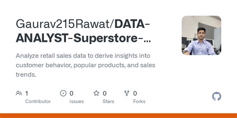 Github Gaurav Rawat Data Analyst Superstore Sales Dataset Analyze Retail Sales Data To