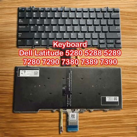 Jual Keyboard Dell Latitude 5280 5288 5289 7280 7290 7380 7389 7390 Shopee Indonesia