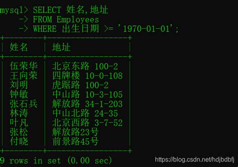 数据库查询（select语句、子查询、多表查询、分类汇总与排序）使用查询语句对数据进行分类汇总 Csdn博客