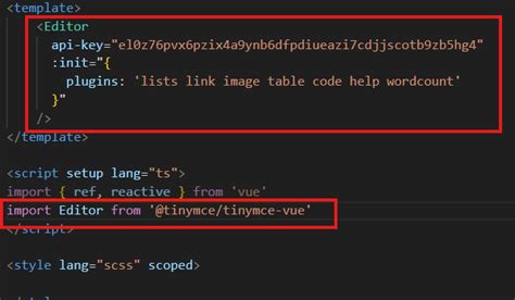 Vue3使用tinymce富文本编辑器步骤 Frommoon 博客园