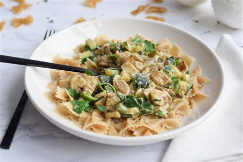 Low Fodmap Creamy Mushroom Pasta Venagredos