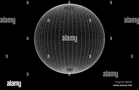 Plexus Style Loop Rotate Sphere Animation Cycle White Dots And Lines
