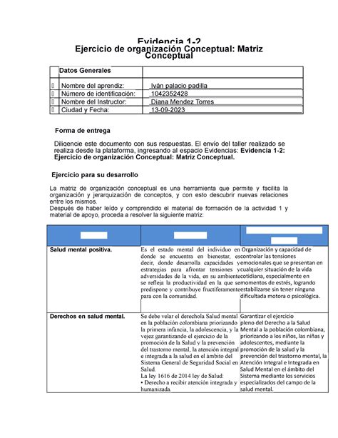 Taller AA 1 4064fa6e455b22a Evidencia 1 Ejercicio de organización