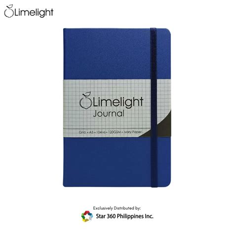 Limelight A5 Hard Bound Sketchbook Grid Shopee Philippines