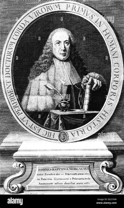 Giovanni Battista Morgagni 1682 1771 Italian Anatomist As Shown In He