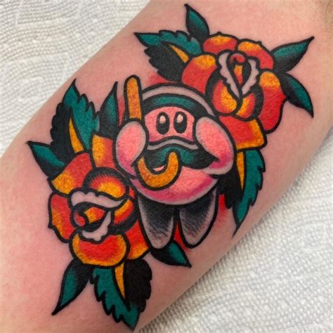 Scuba Kirby Done By Nick Melody Ann Arbor Mi Rtraditionaltattoos