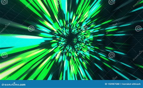 Vortex Hyperspace Tunnel Wormhole Time And Space Warp Science Fiction