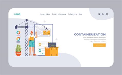 Devops Web Banner Or Landing Page Software Development Methodology