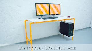 Diy Computer Table Plans Woodworking Challenge