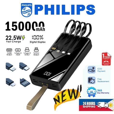 PHILIPS Powerbank Duty 150000mAH Original Power Bank Original Branded