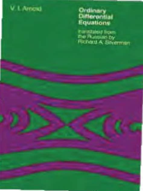 Arnold Vi Ordinary Differential Equations Red Pdf Differential Equations Equations