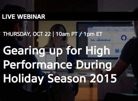 Appdynamics On Linkedin Need To Make Sure Your Site Is Ready To Perform During The Holiday Rush…