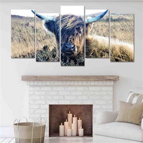 Highland Cow Wall Art Paintings Artwork And Framed Canvas Prints