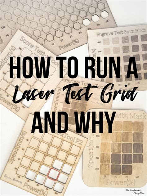 How To Run A Laser Test File And Why The Handyman S Babe