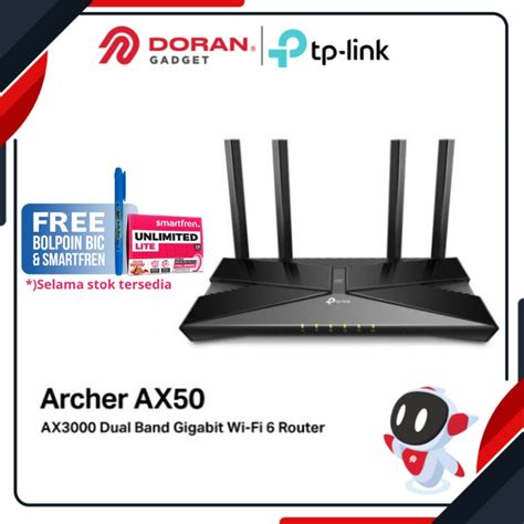 Jual Tp Link Tplink Tp Link Archer Ax Ax Dual Band Gigabit Wi Fi Router Shopee Indonesia