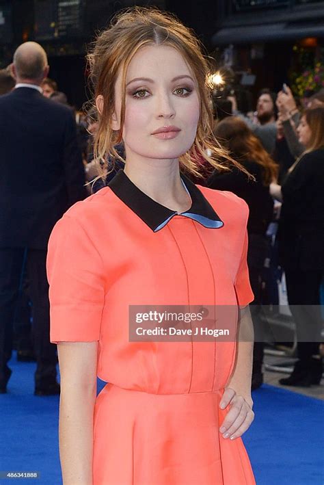 Emily Browning Attends The Uk Premiere Of Legend At Odeon Leicester