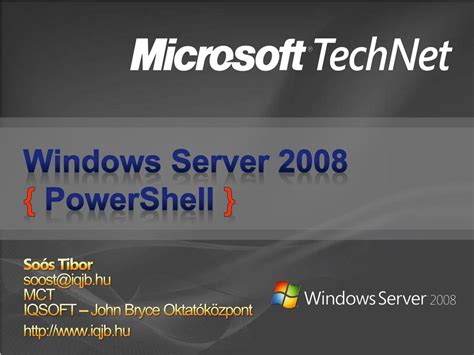 Ppt Windows Server 2008 Powershell Powerpoint Presentation Free