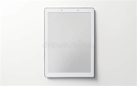 Smart Mirror With Ai On White Background Stock Illustration