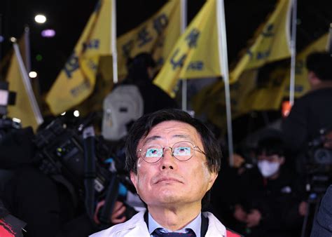 의대 증원 반대 서울시의사협회 대통령실 앞에서 궐기대회 개최