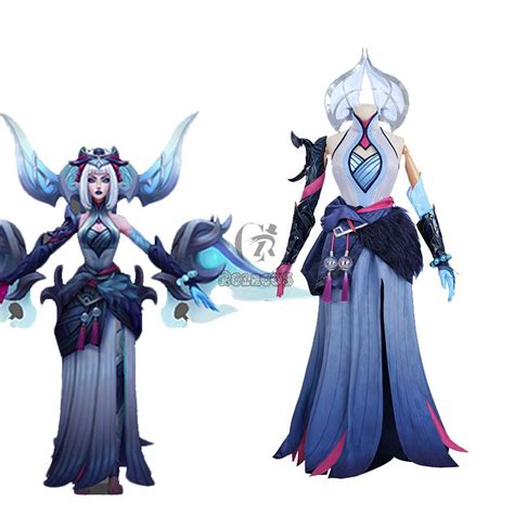 Lol Snow Moon Morgana Cosplay Costume